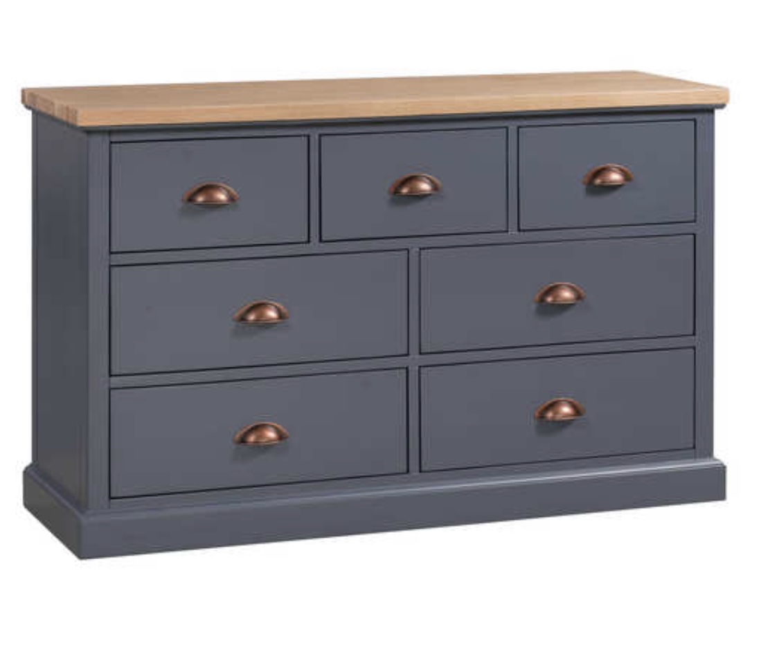 Slate Blue Chest of Drawers – Déjà Vu Enfield
